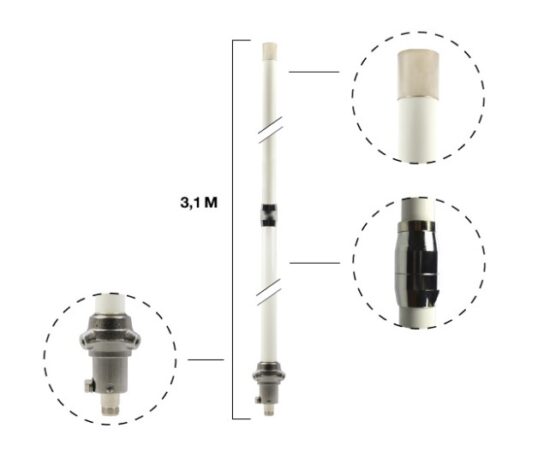 Diamond X300N Dual band base antenna – Pihernz Comunicaciones