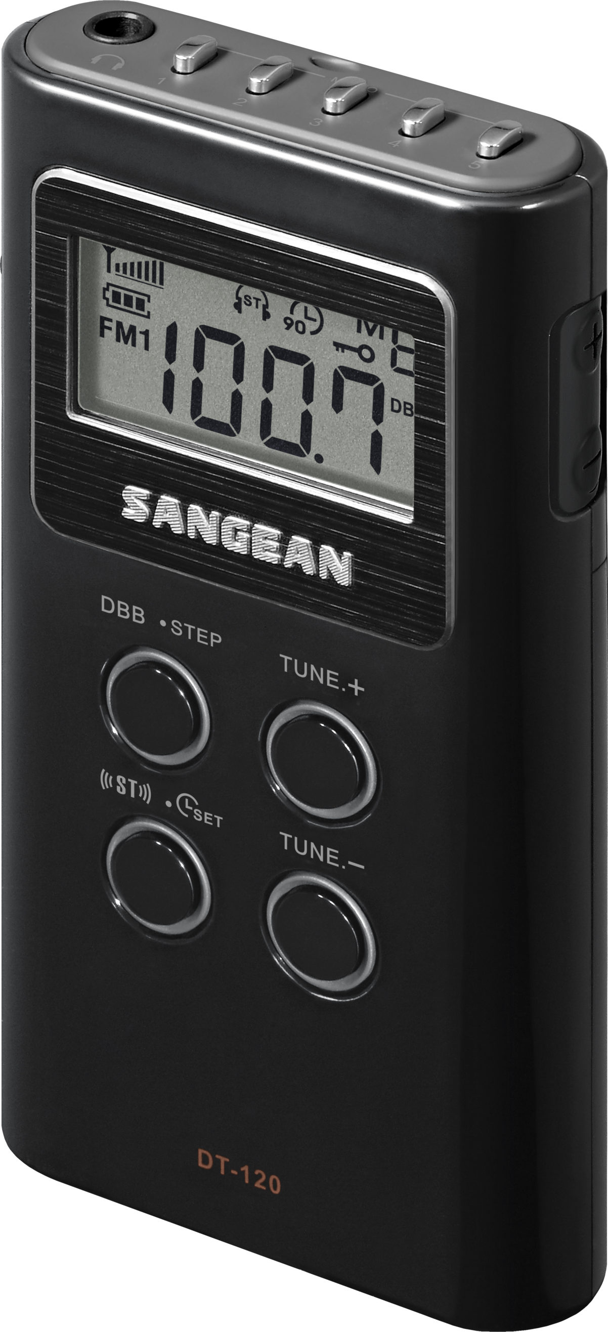 Sangean DT-120 black Portable digital radio – Pihernz Comunicaciones