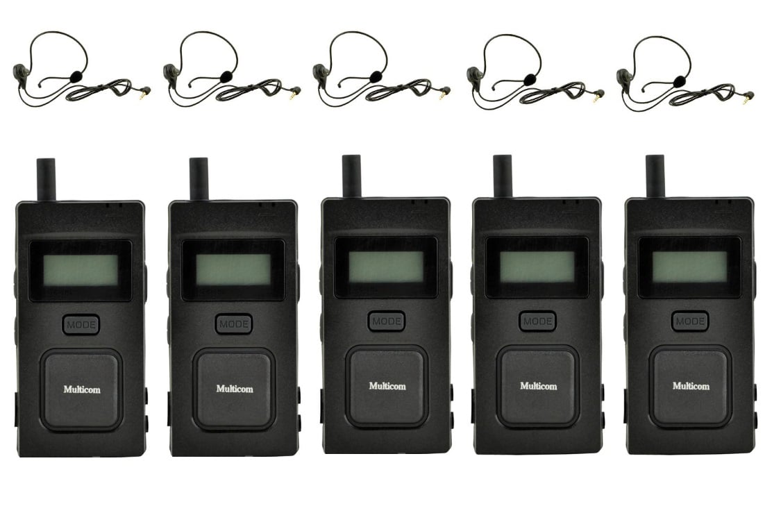 Multicom MC-11 pack 5 Digital intercoms