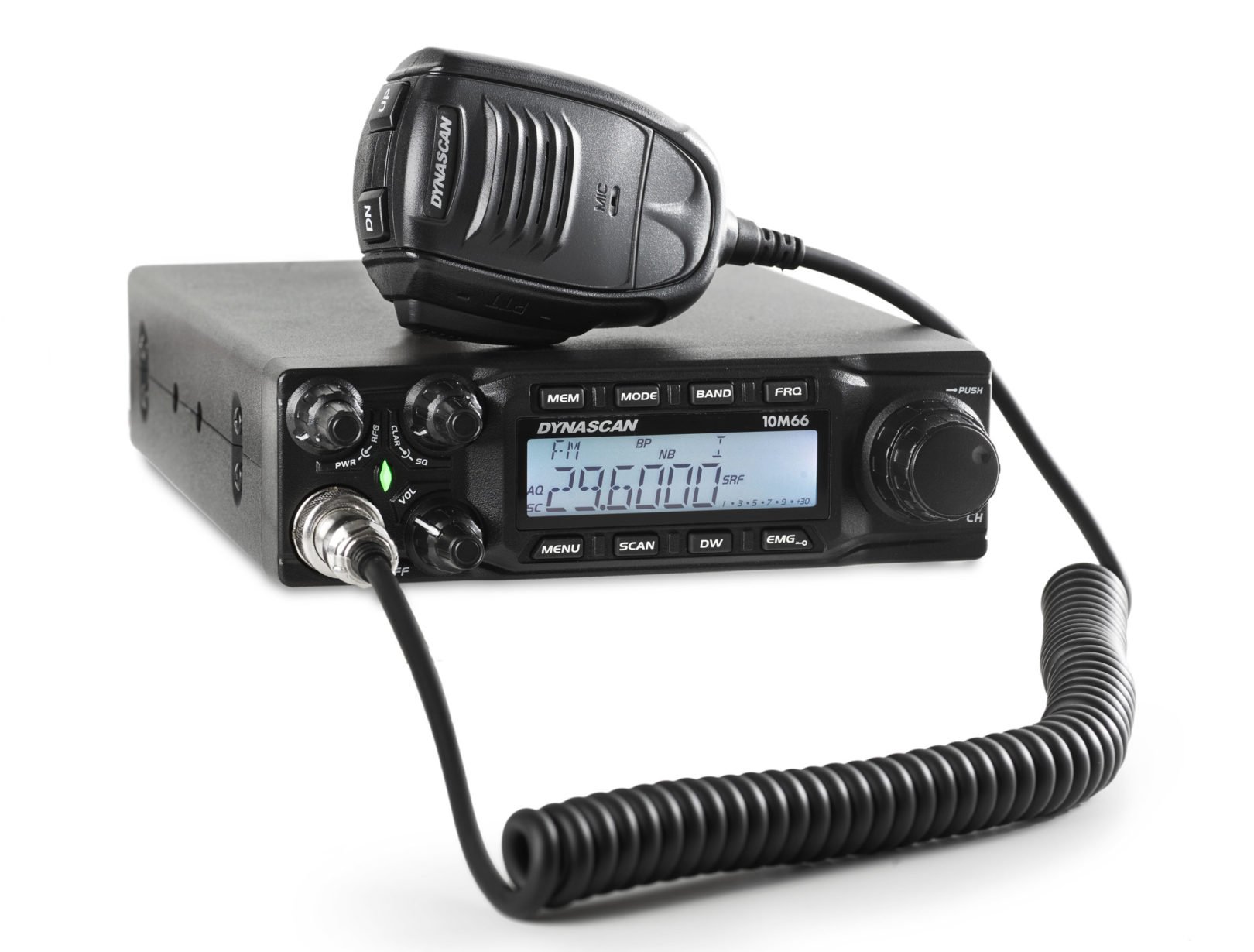 Dynascan 10M66 10 meter hamradio mobile transceiver