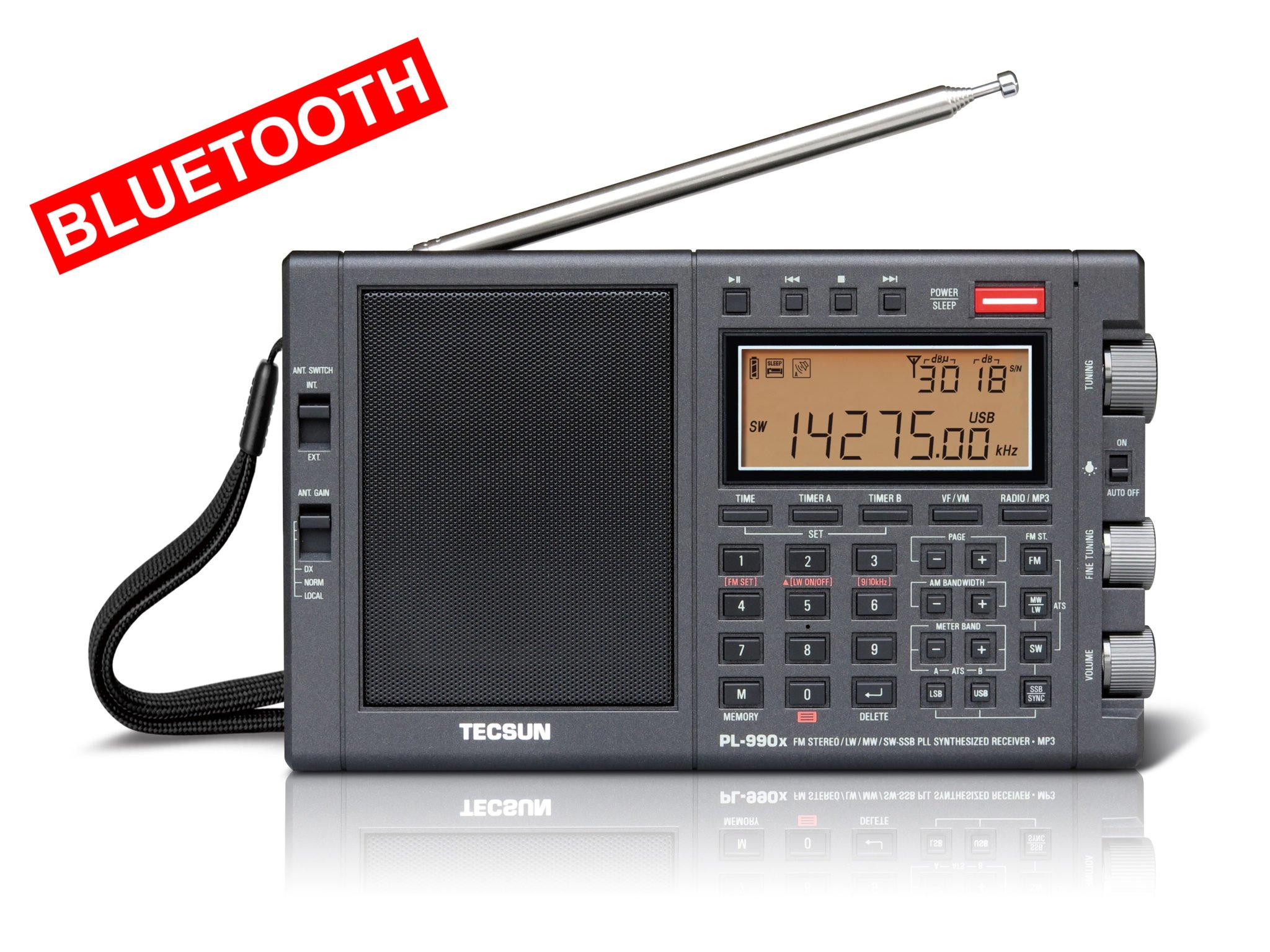 Tescun PL-990X Radio receiver with Bluetooth – Pihernz Comunicaciones