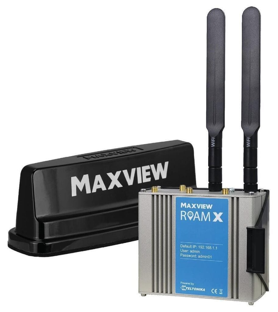 Maxview Roam X Campervan WiFi System, Router 4G + 5G antenna