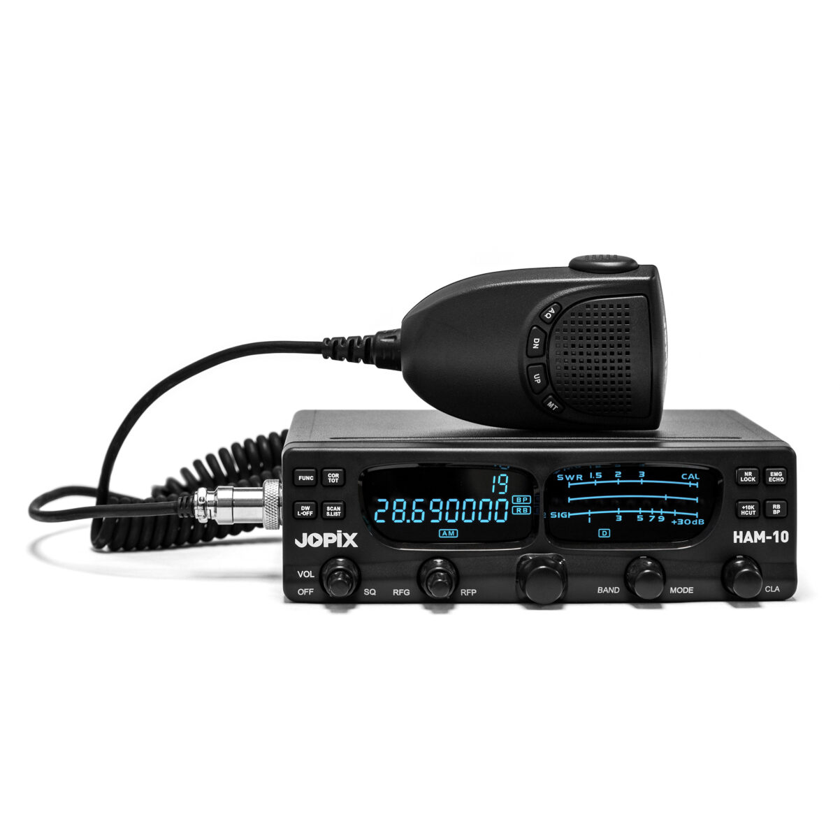 Jopix HAM-10 Mobile 10m transceiver – Pihernz Comunicaciones